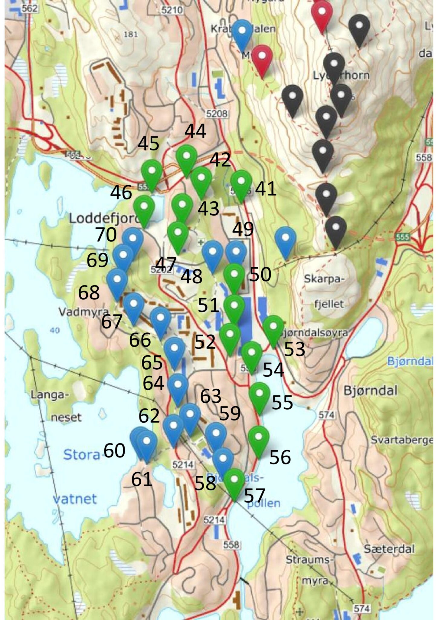 Loddefjord – Stolpejakten Bergen Vest